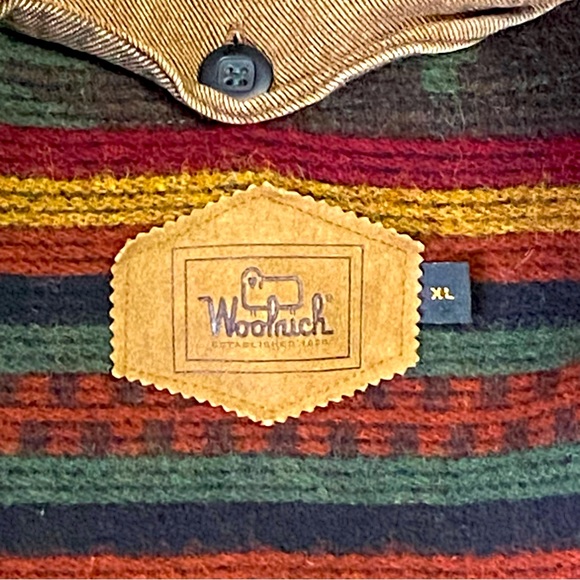 Woolrich | Jackets & Coats | Vintage Woolrich Aztec Blanket Lined Brown ...